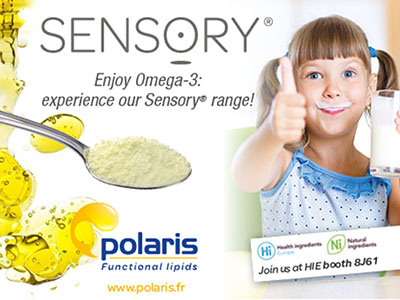 Polaris to showcase new DHA 700 algae sensory oil at Fi Europe
